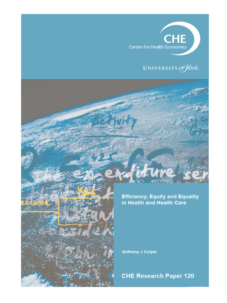 CHERP120 Efficiency Equity Equality Health Care | PDF