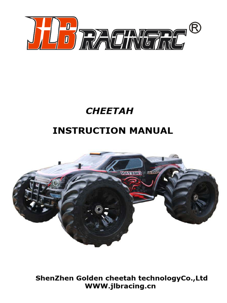 JLB Cheetah Manual | PDF
