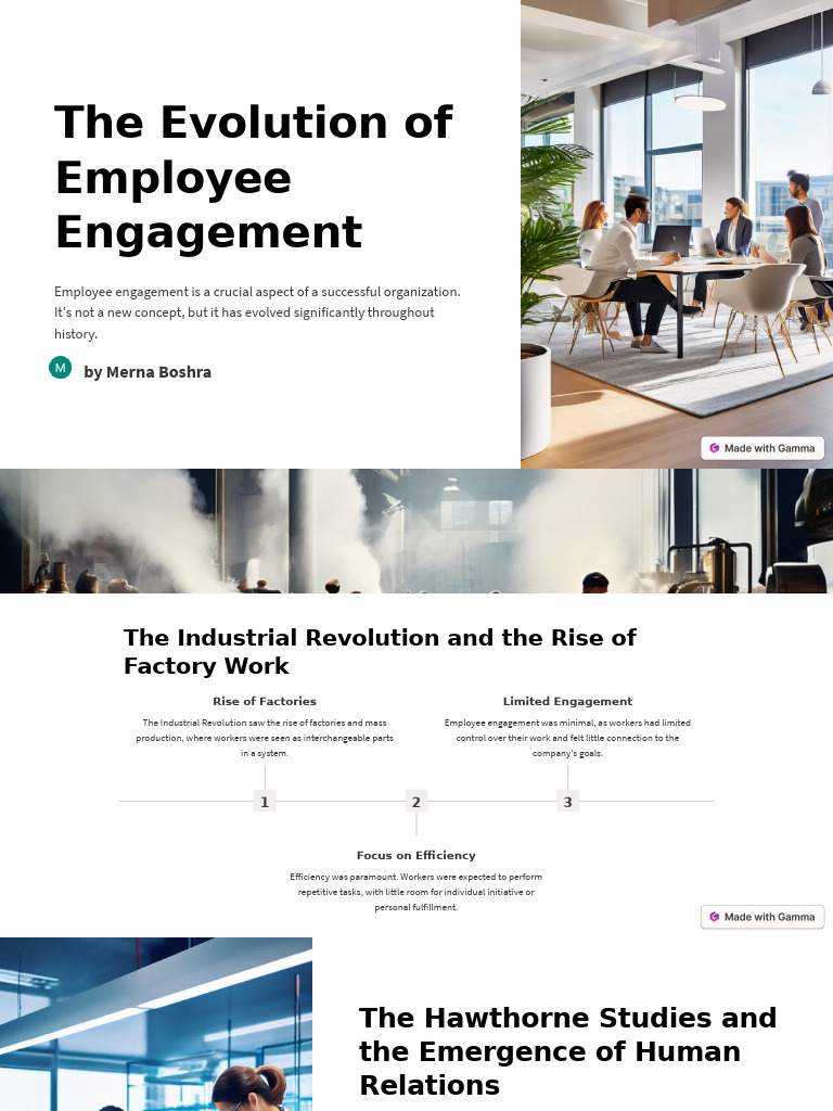 The Evolution of Employee Engagement | PDF