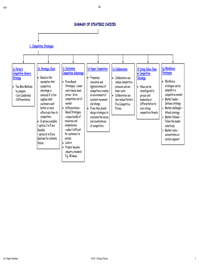 Part B - Strategic Choices | PDF