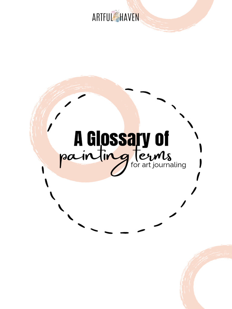 PAINTING TERMS: GLOSSARY | PDF