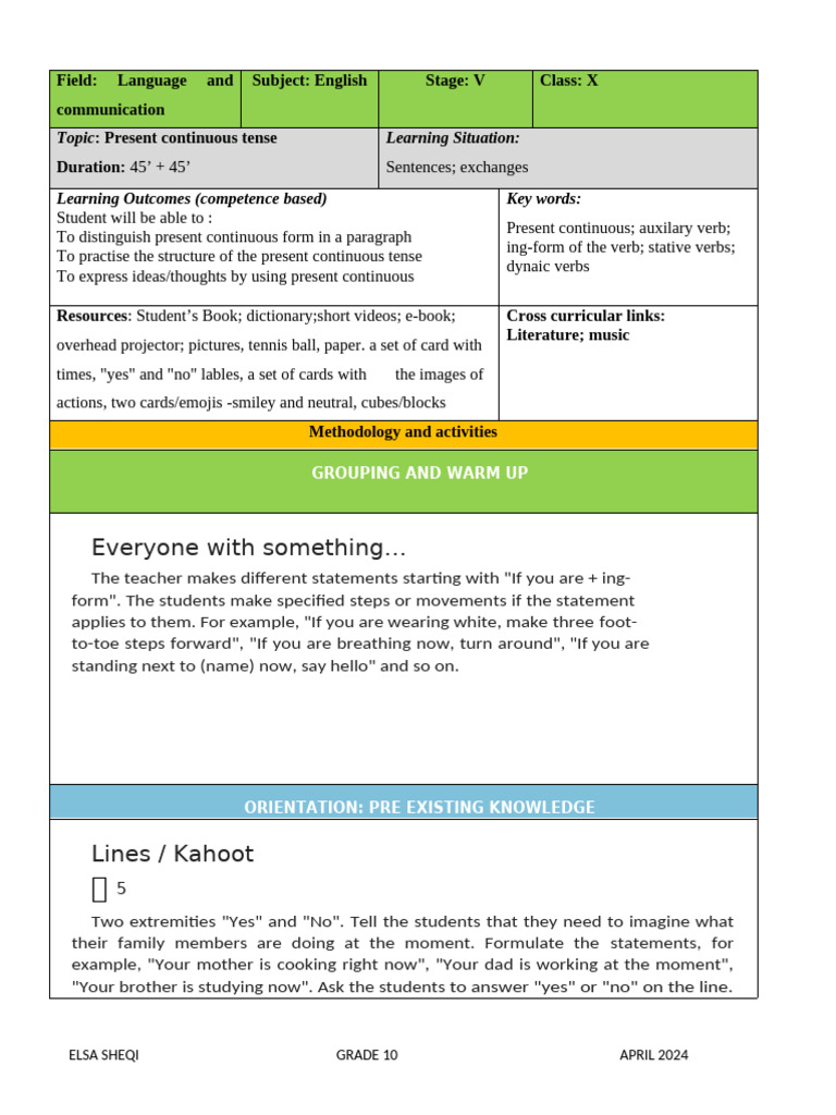 Plan Ditar Kualifikimi2022 | PDF