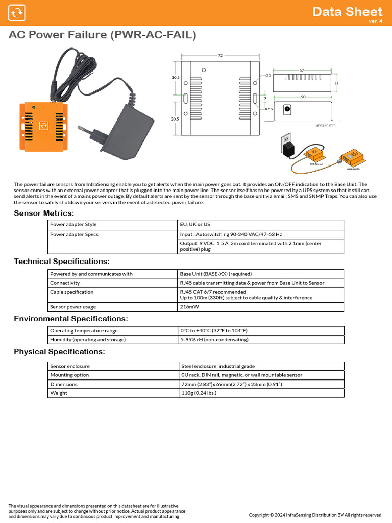 Datasheet PWR Ac Fail 1 | PDF | Electrical Engineering | Computers