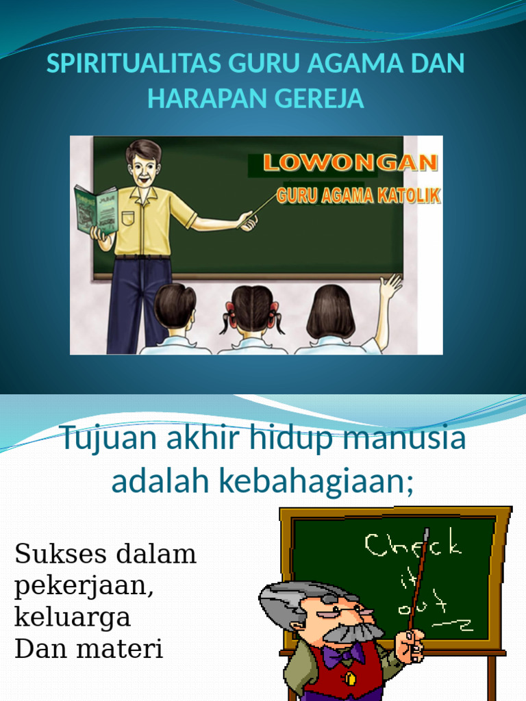 Spiritualitas Guru Agama Dan Harapan Gereja | PDF