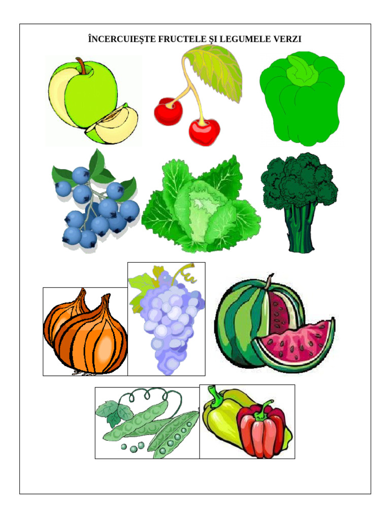 Fise Fructe Si Legume | PDF