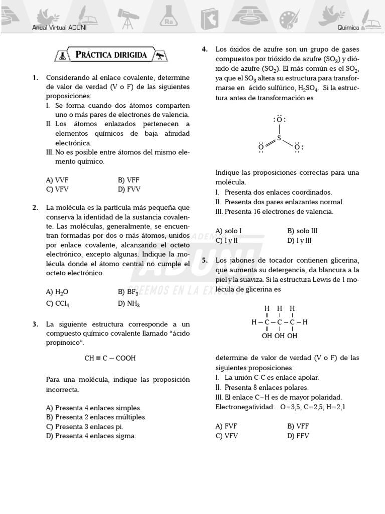 P11 - Enlace Químico II | PDF | Enlace químico | Enlace covalente P11 - Enlace Químico II | PDF | Enlace químico | Enlace covalente