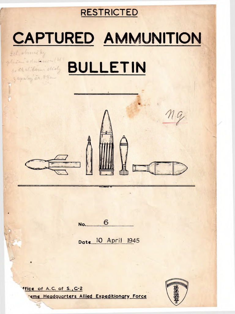 Captured-Ammunition-Bulletin-06 | PDF