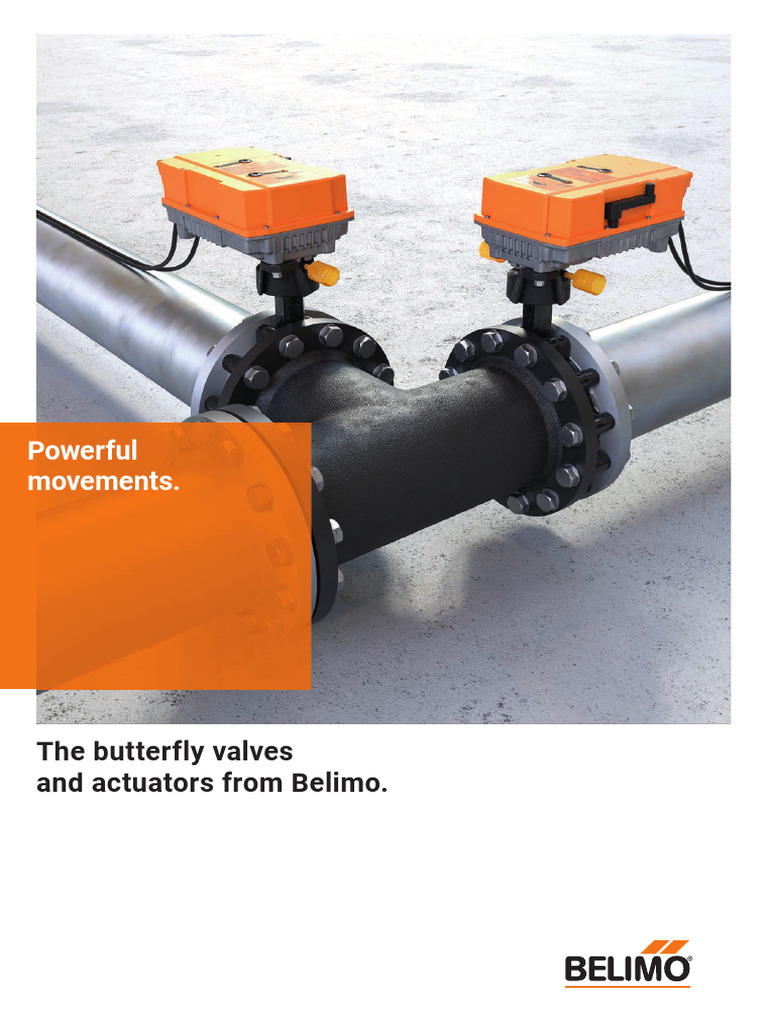 Belimo Butterfly Valves and Actuators Brochure A4 en Eu | PDF