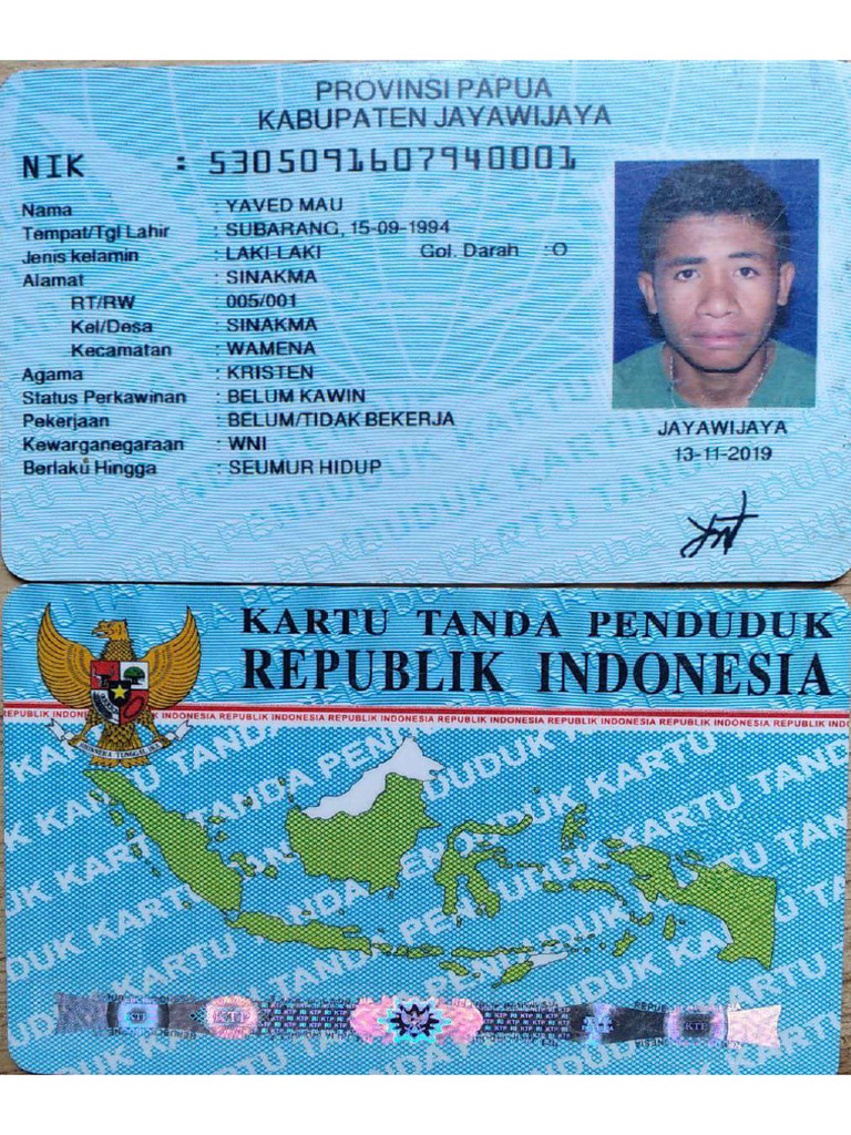 Yaved Mau - KTP | PDF