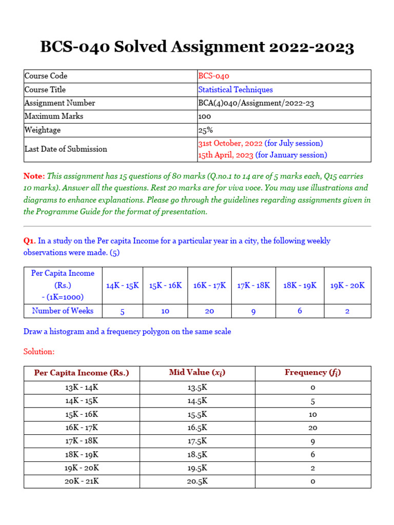 BCS-040 Solved Assignment 2022-2023-Protected | PDF