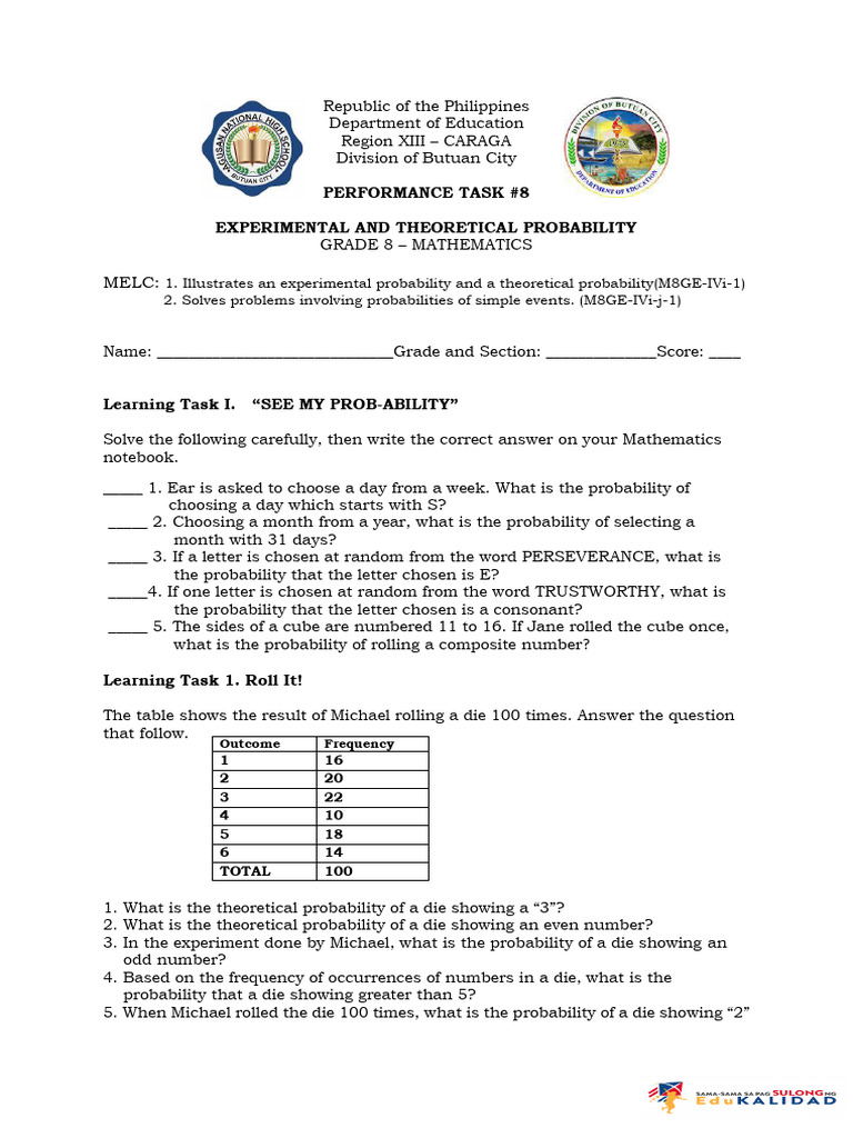 G8 Q4 Performance Task 8 | PDF G8 Q4 Performance Task 8 | PDF