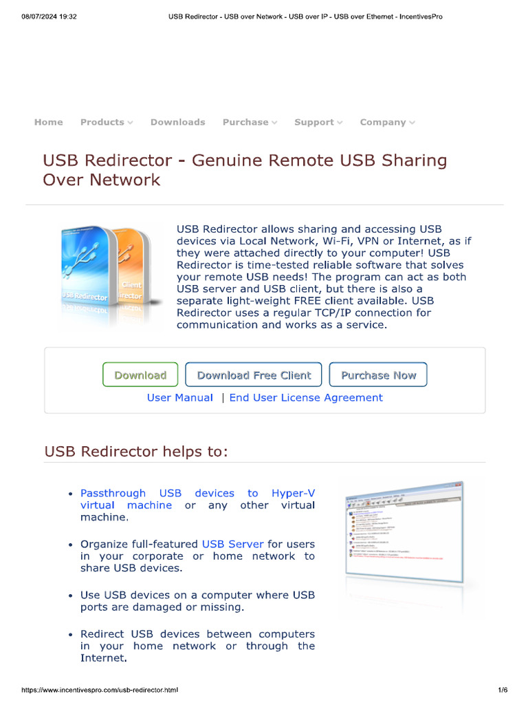 USB Redirector INFOS | PDF