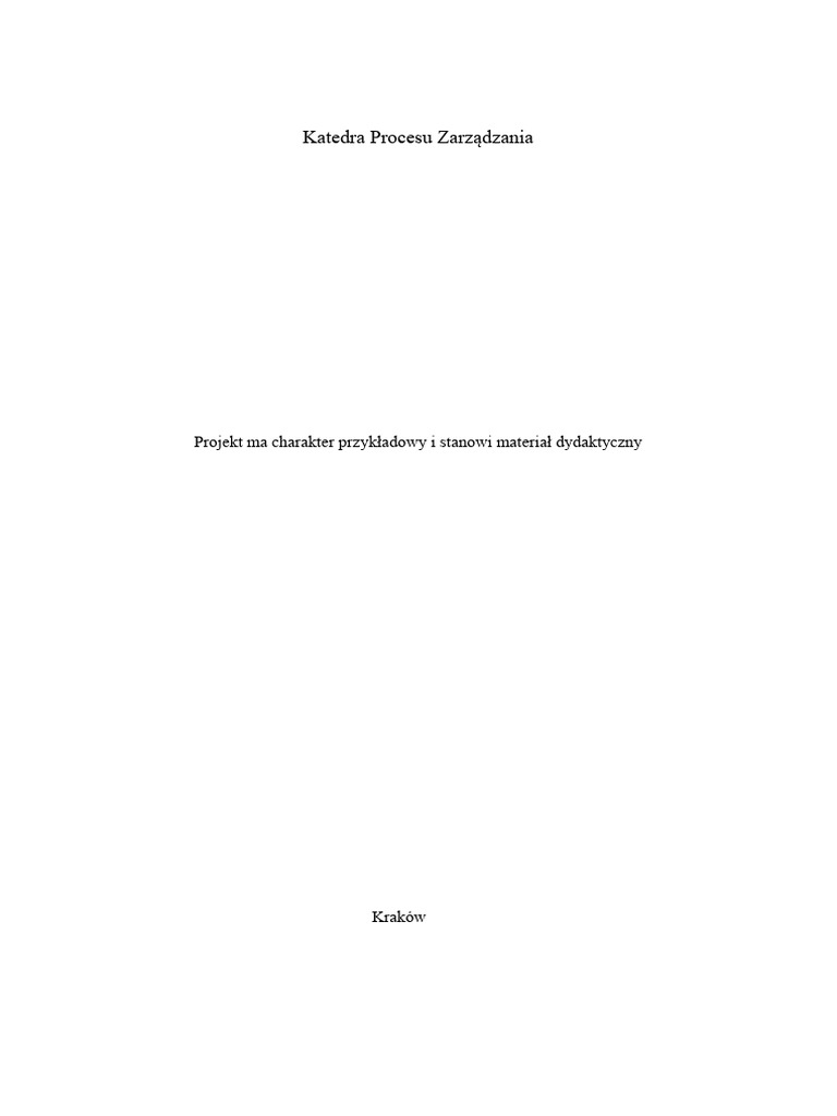 ZP - Przykład Projektu - Budowa Biurowca - Część 1. | PDF