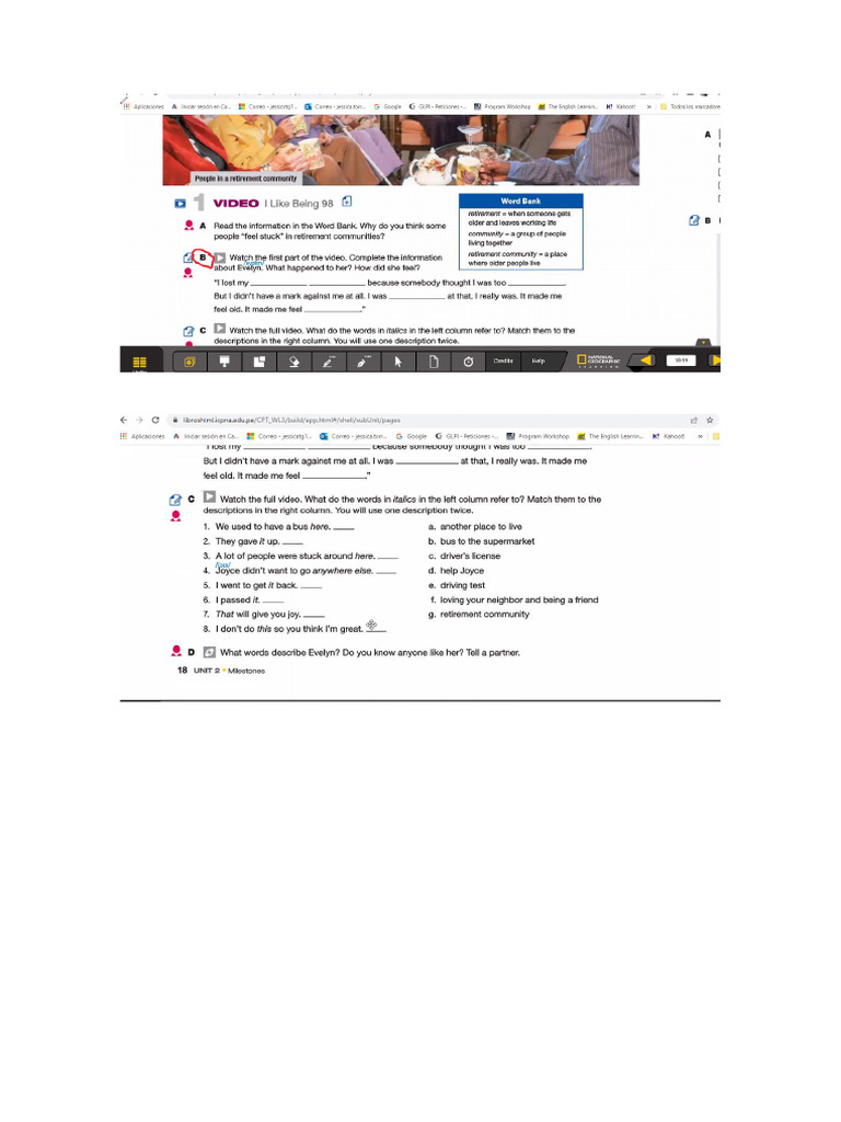 Icpna Intermedio 1 Clase 4 | PDF