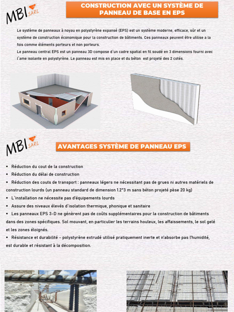 Présentation EPS - MBI SARL | PDF