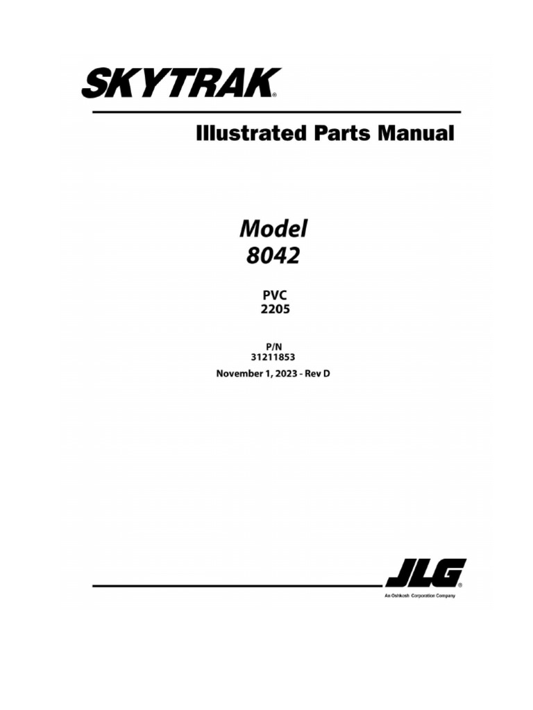 D 8042 SKYTRAK Parts English | PDF