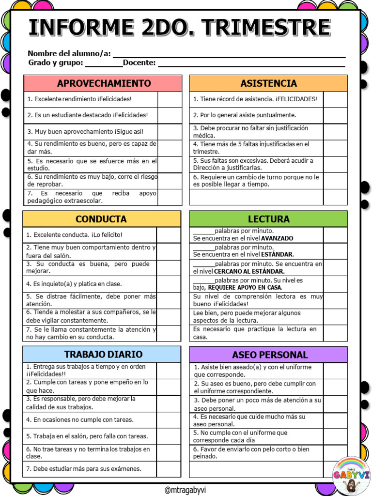 Informe 2do. Trimestre | PDF