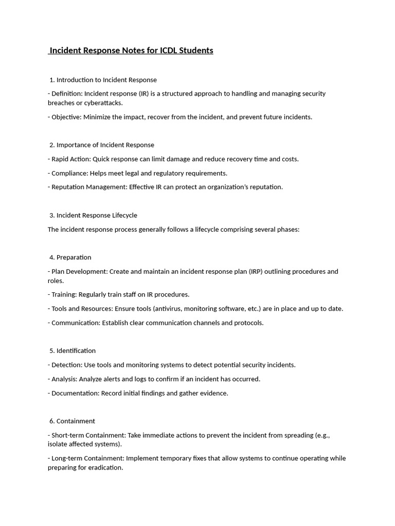 Incident Response Metrics Overview | PDF | Computer Security | Security