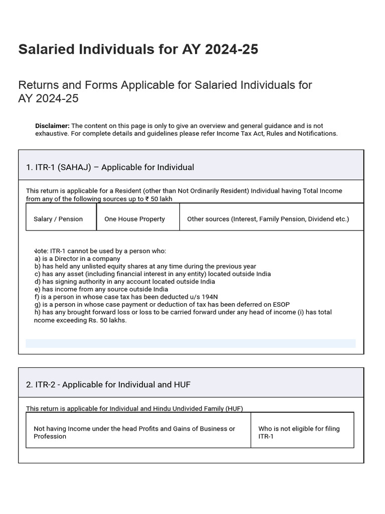 Salary-From ITax Website July 2024 | PDF