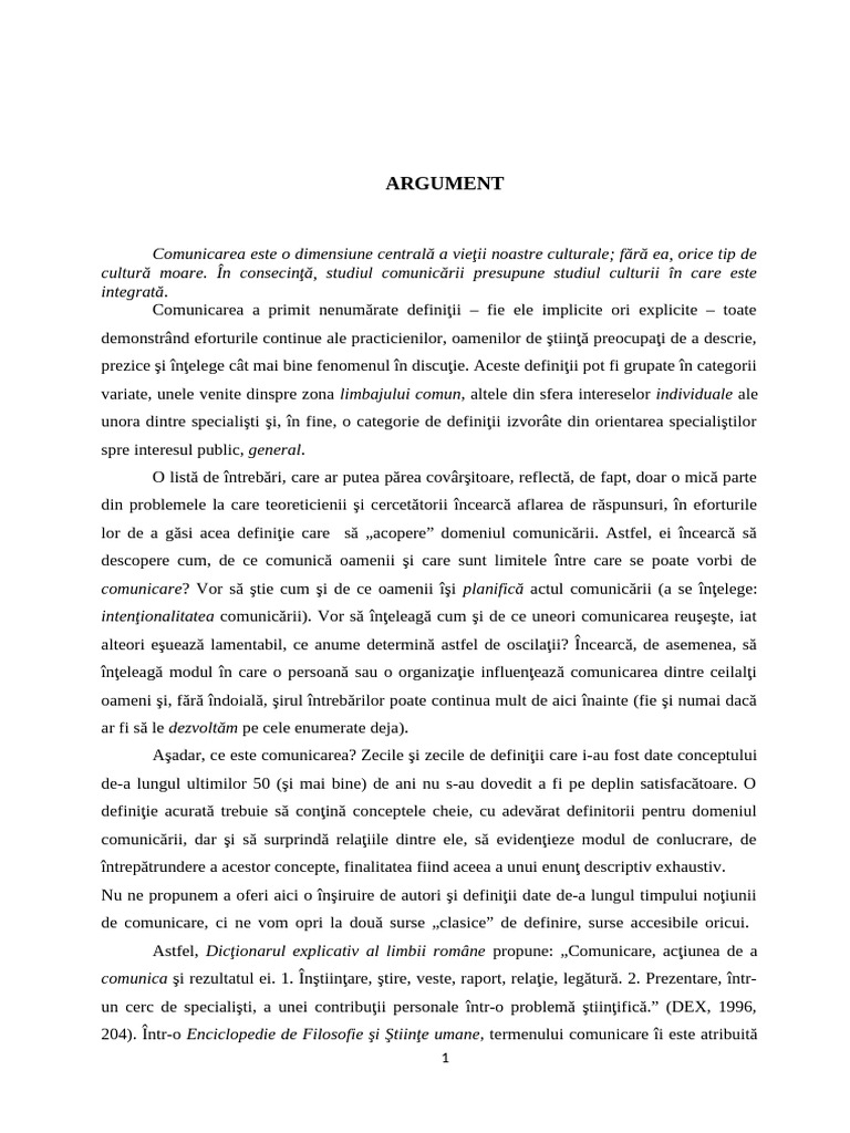 Tipuri de Comunicare | PDF