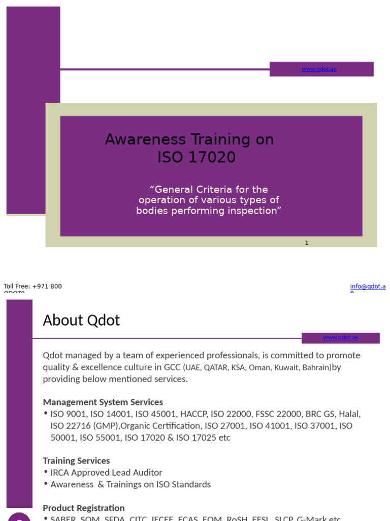 17020-2012 Presentation | PDF