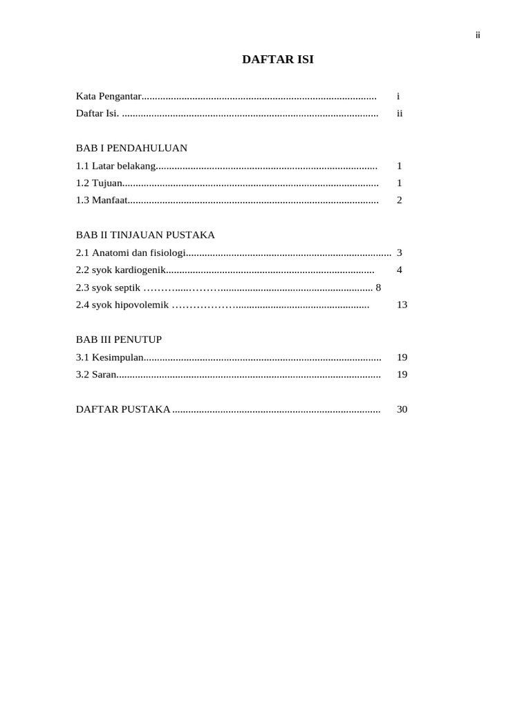 Daftar Isi | PDF