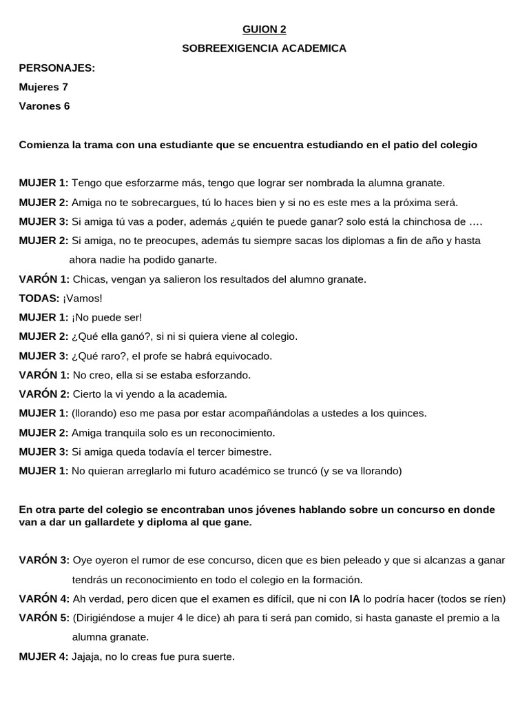 GUION 2 | PDF