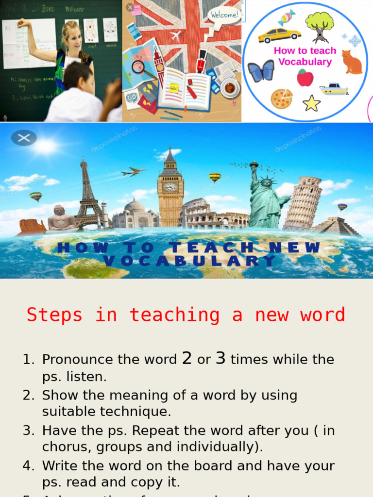 How To Teach New Vocabulary | PDF