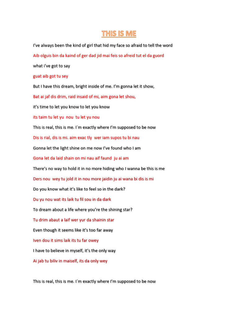 This Is Me | PDF | Mystery, Thriller & Crime Fiction | Poetry