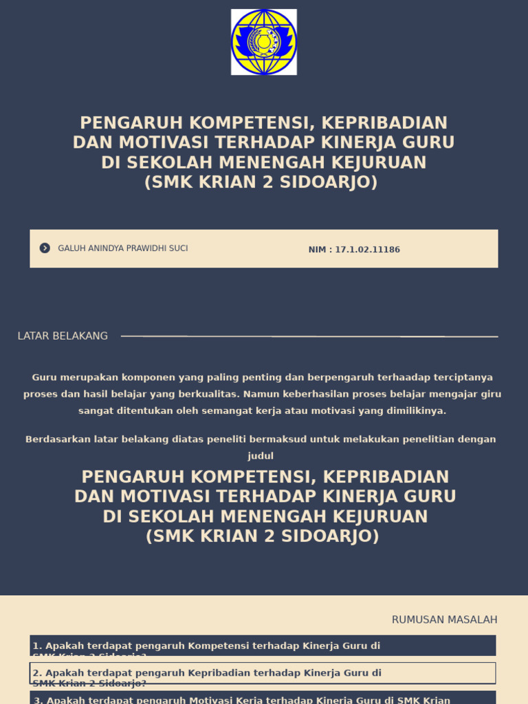 Presentasi Galuh | PDF