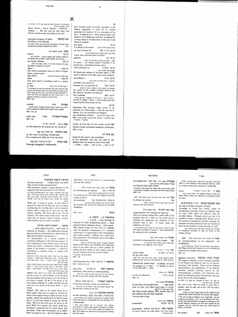 Frank Practical Dictionary Talmud - Text | PDF