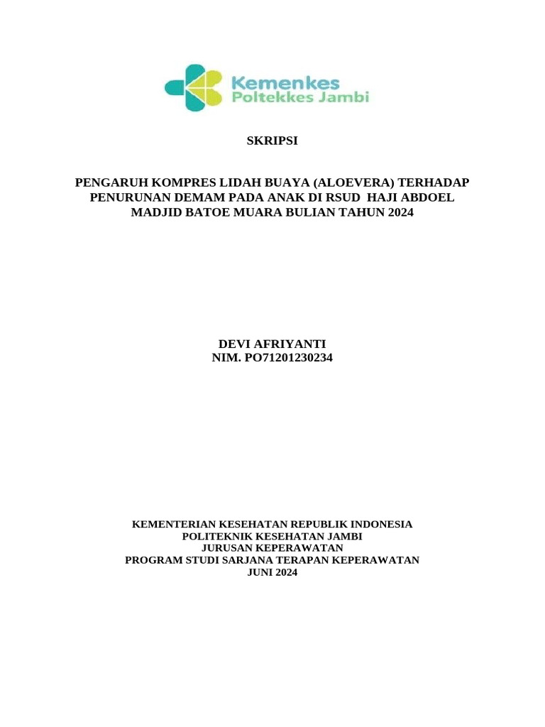 SKRIPSI DEVI APRIANI 4 Agustus | PDF