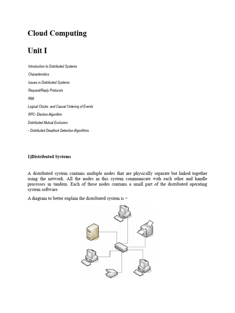 CC - Unit 1 | PDF