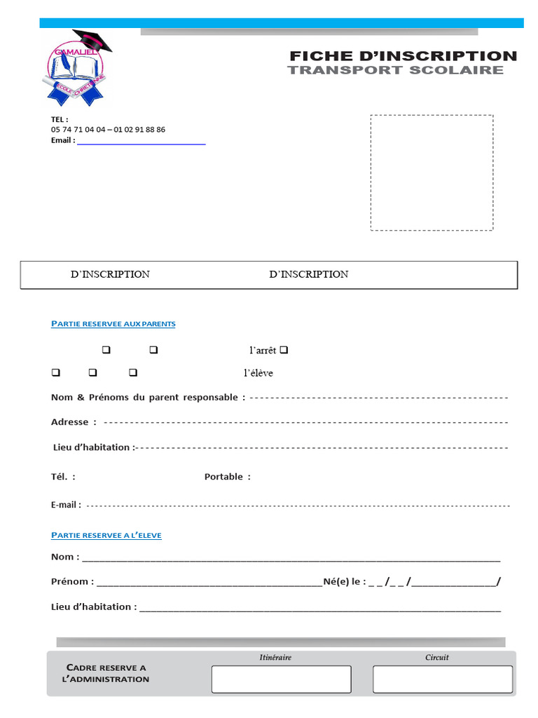 Fiche de Transport | PDF