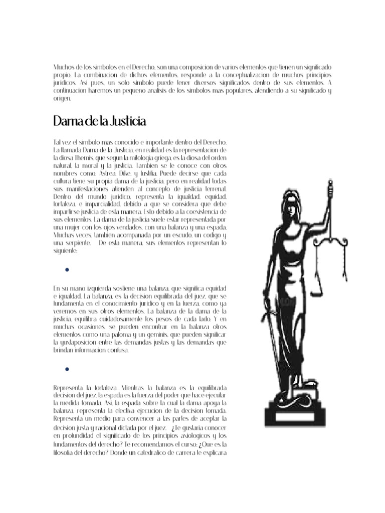 Símbolos Del Derecho | PDF