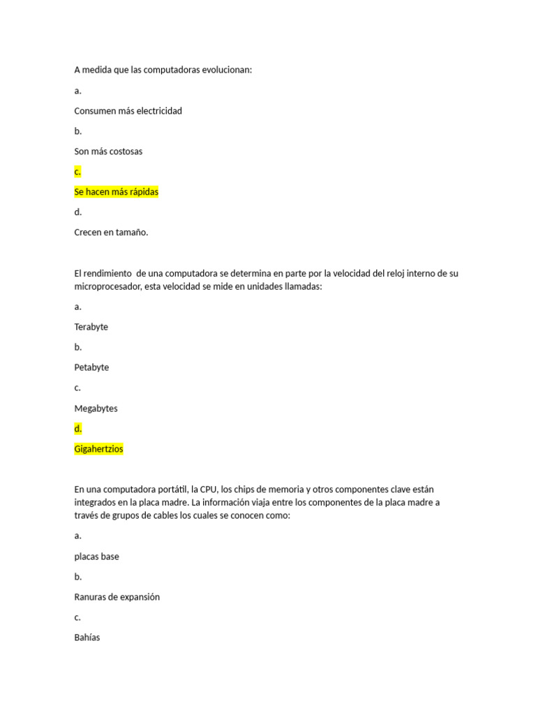 Examen Final Informatica 2 | PDF