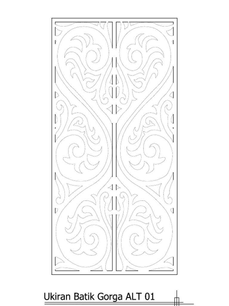 Ukiran Batik Gorga ALT01-1 | PDF
