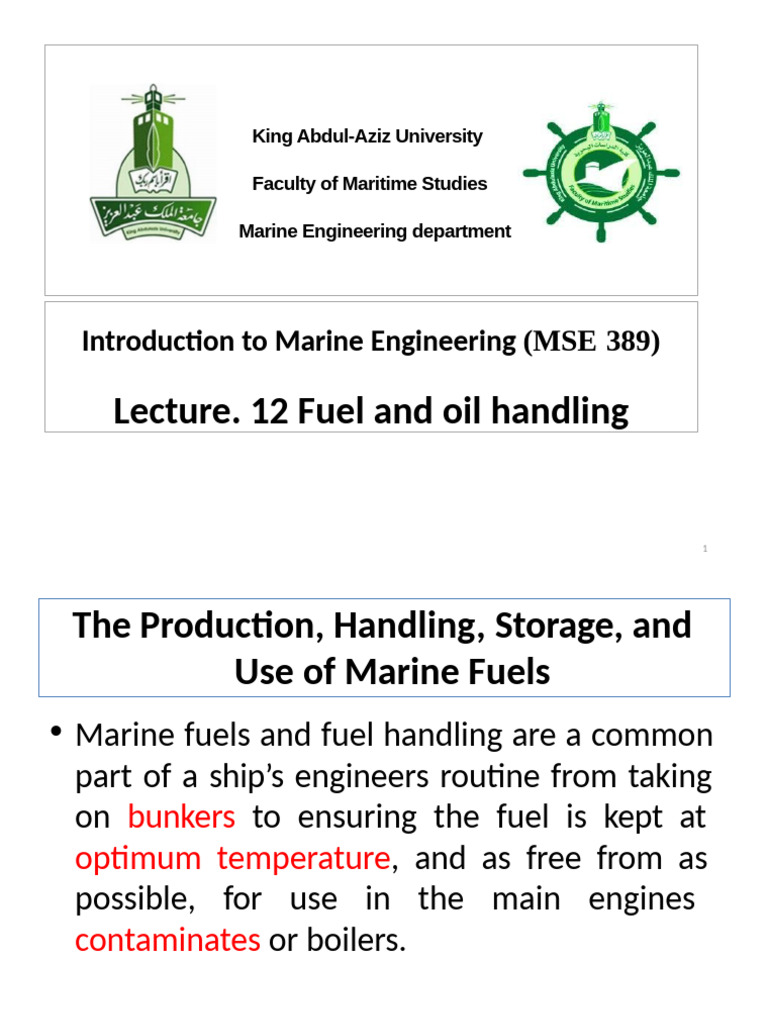 12- Fuel and oil handling 2 | PDF