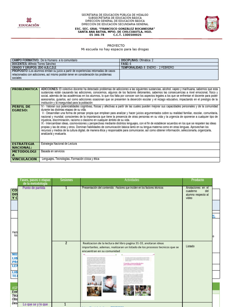 Ofimatica 2 Proyecto 4 | PDF