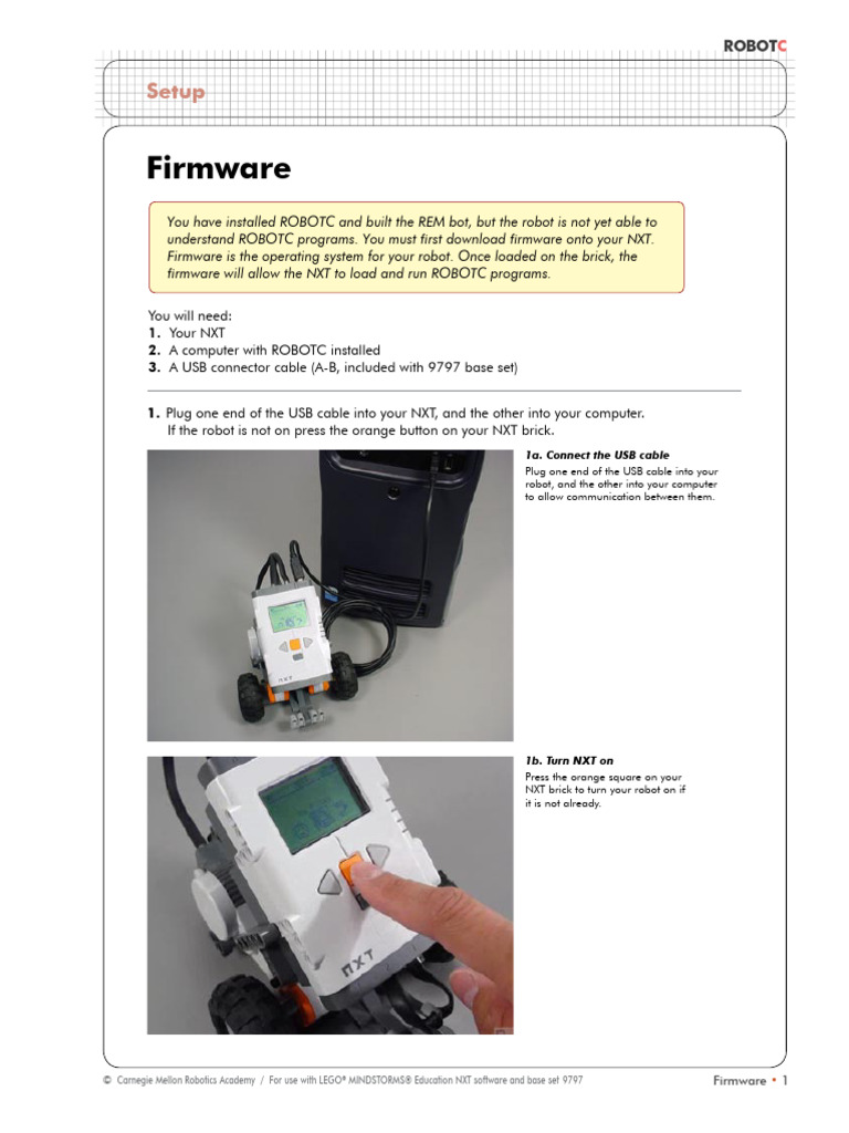 Update Firmware RobotC | PDF | Lego | Computing