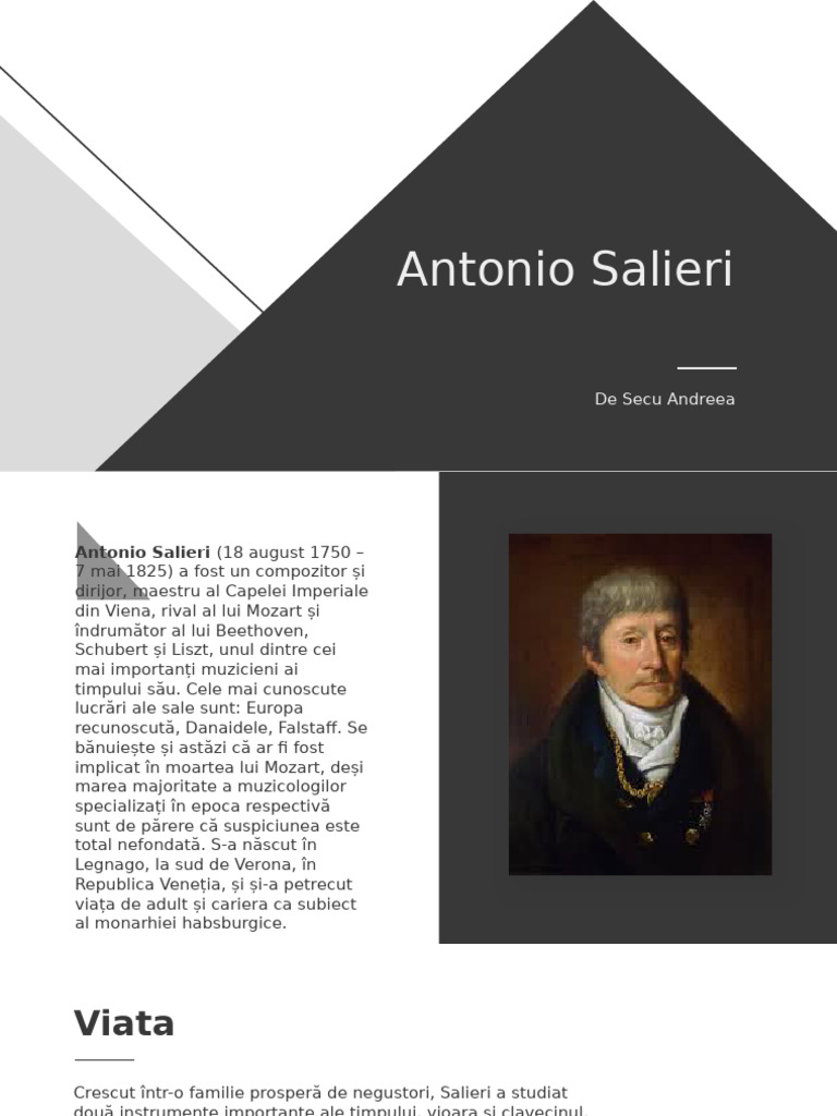 Antonio Salieri | PDF