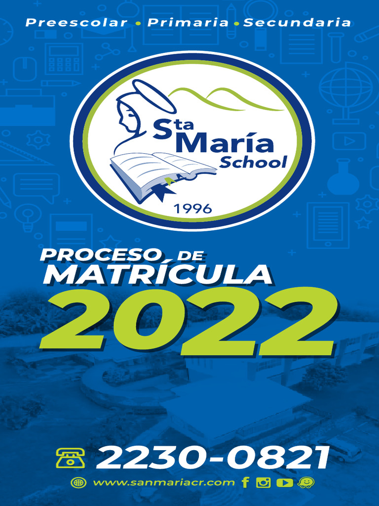 Santa María School - Matrícula Abierta 2022 | PDF