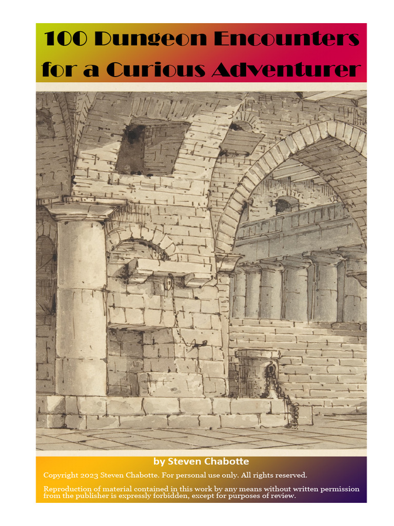 100 Dungeon Encounters - Digital | PDF