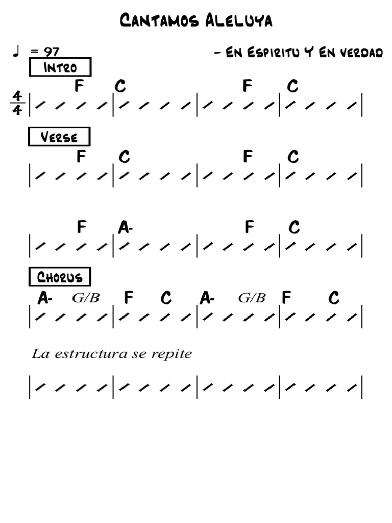 Cantamos Aleluya | PDF