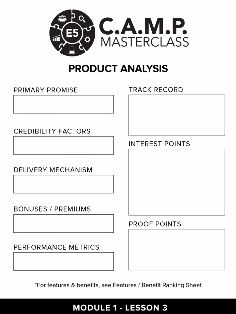 E5 Product Analysis | PDF