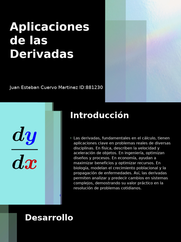 Aplicaciones de Las Derivadas | PDF
