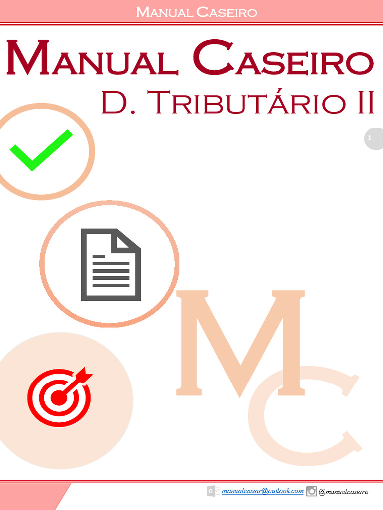 Manual Caseiro - Direito Tributário II 104p. | PDF