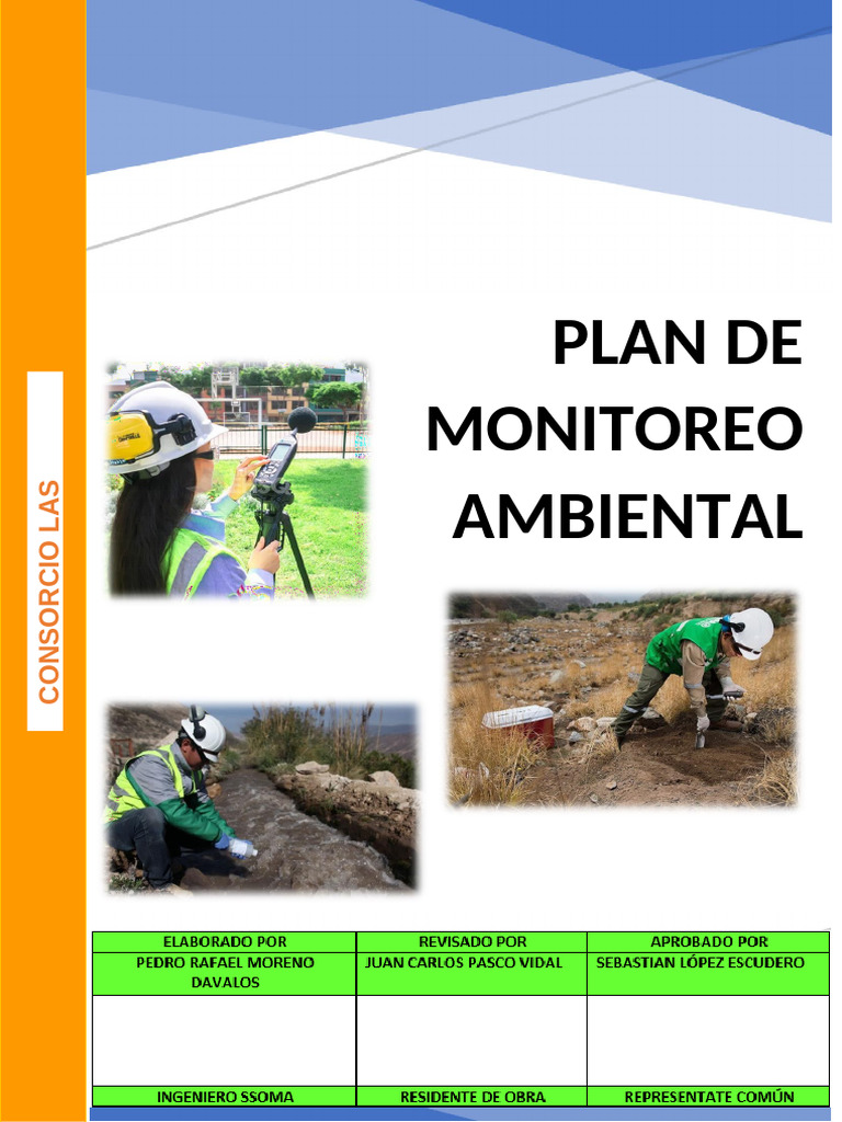 Plan de Monitoreo Ambiental - Consorcio Las Vegas | PDF