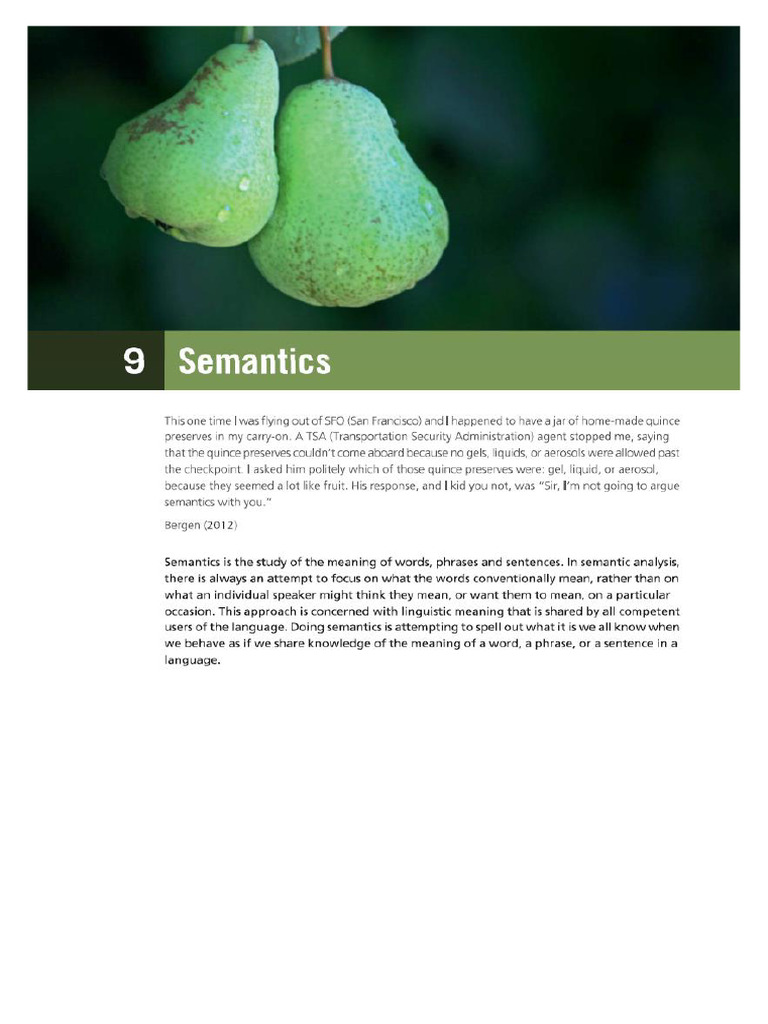 Semantics | PDF
