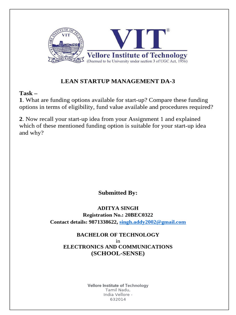 Lean Startup Management Da-3 | PDF